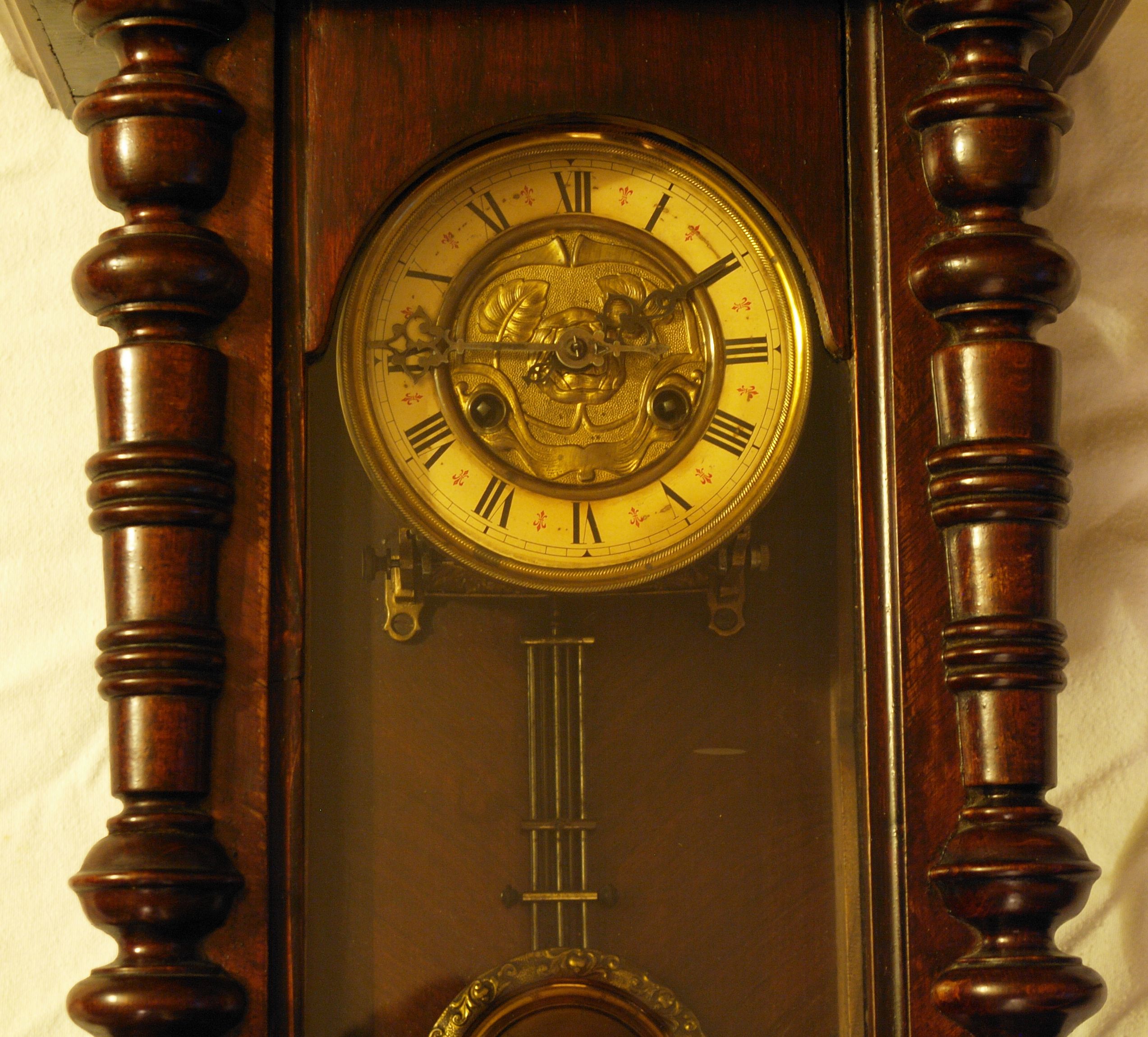 Mauthe Horse Crown Century-old Wall Clock – Antique and Vintage ...