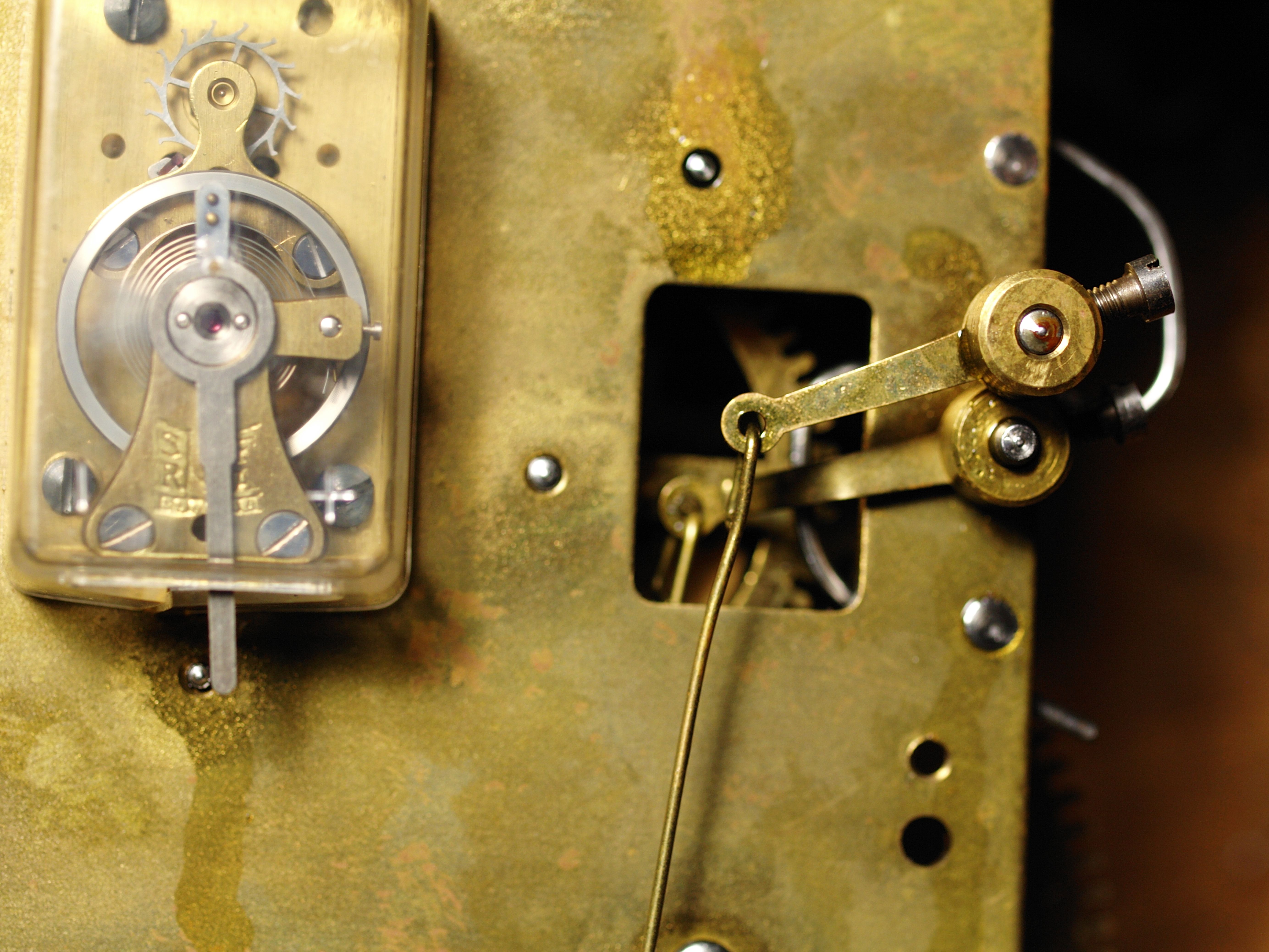 Forestville mantel clock – Antique and Vintage Mechanical Clocks
