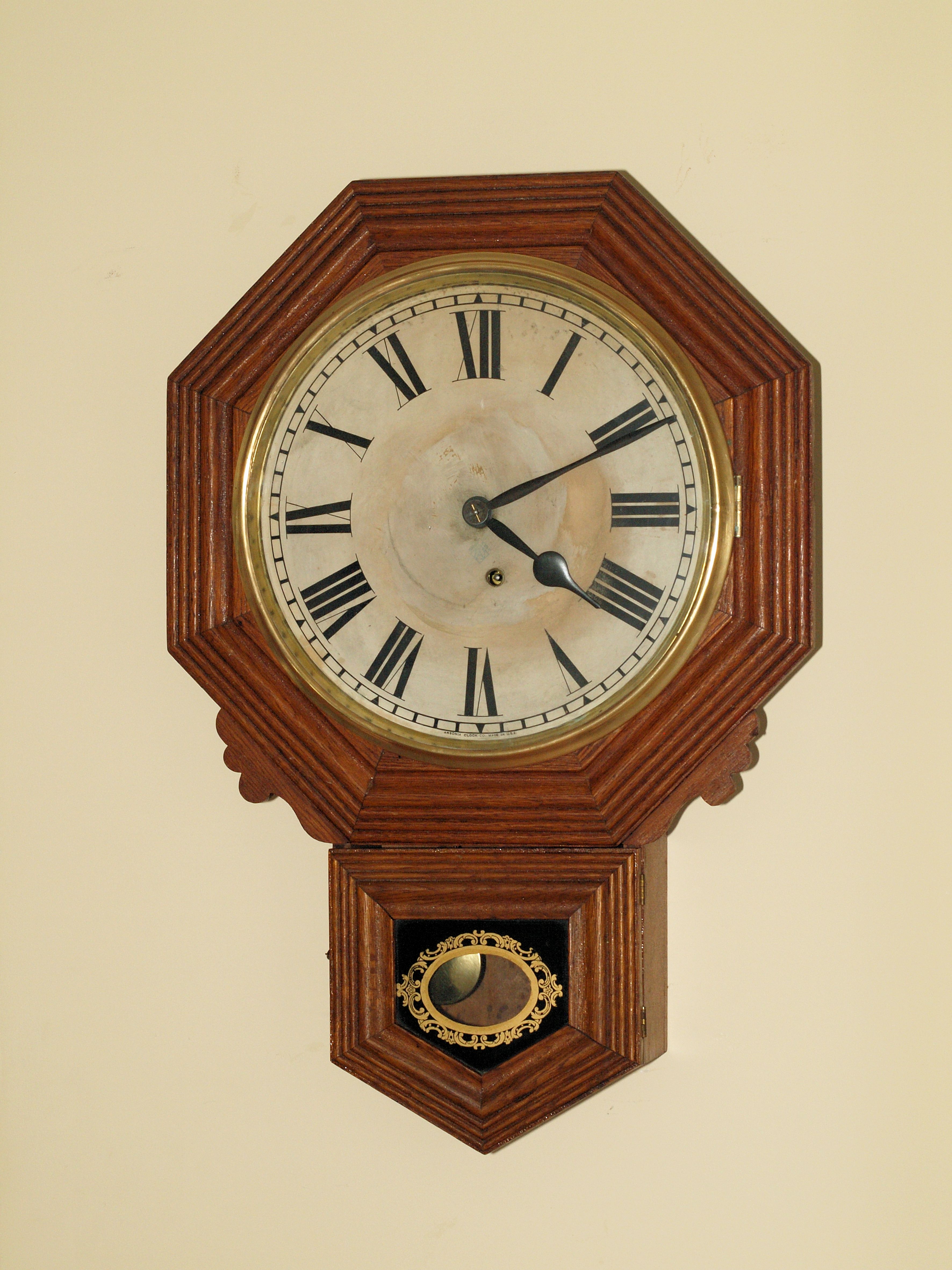 The schoolhouse clock – how it got its name – Antique and Vintage ...