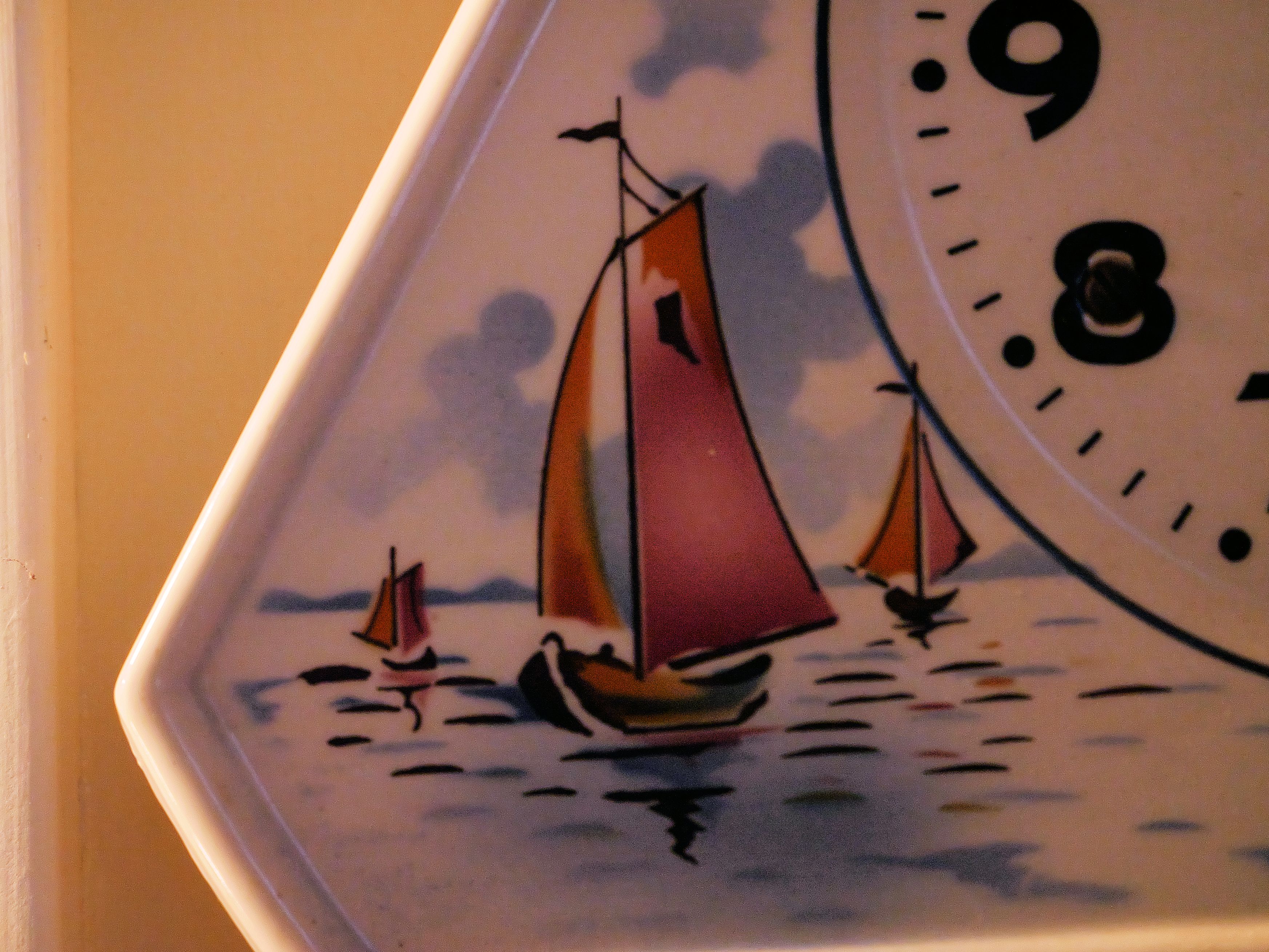 A pretty little Delft clock by Forestville – Antique and Vintage ...