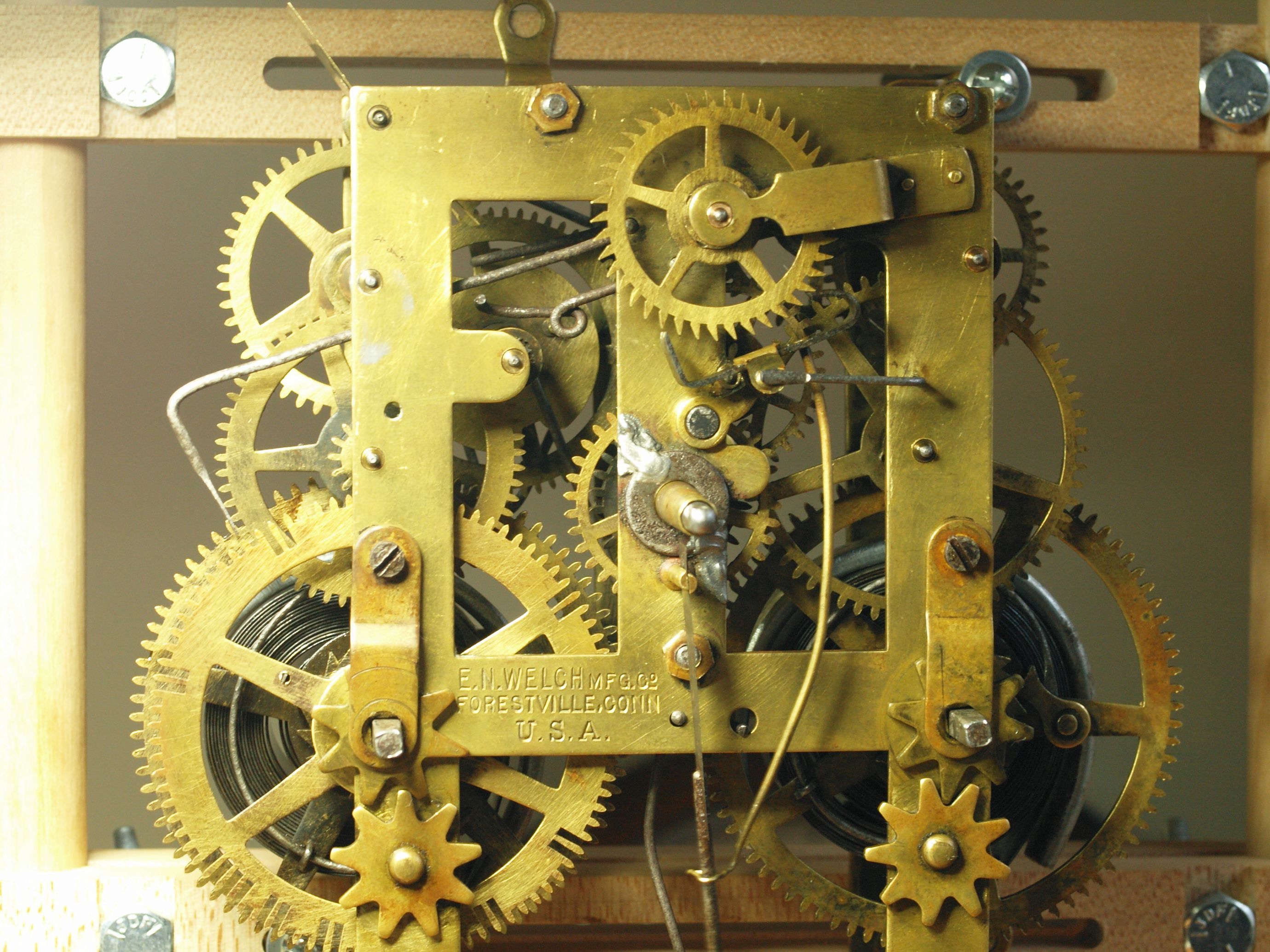 E. N. Welch Whittier model parlor clock Part IV – final word – Antique ...