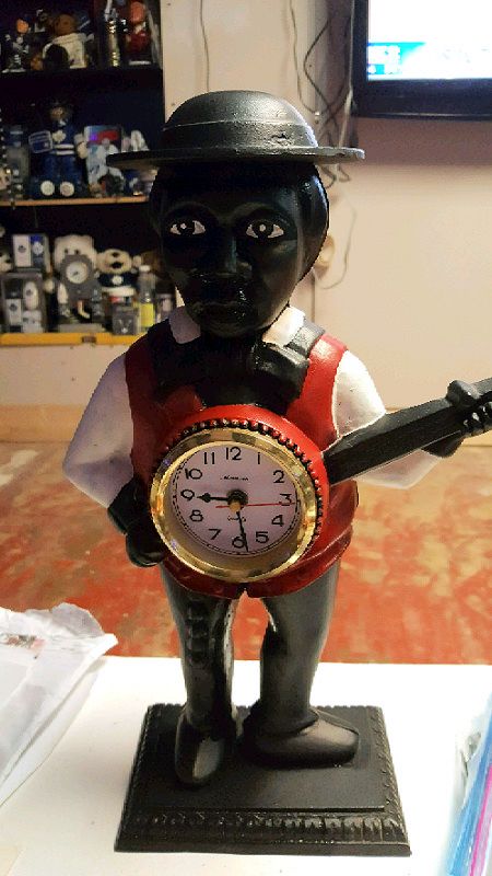 Cast Iron Banjo Clock – Antique and Vintage Clocks