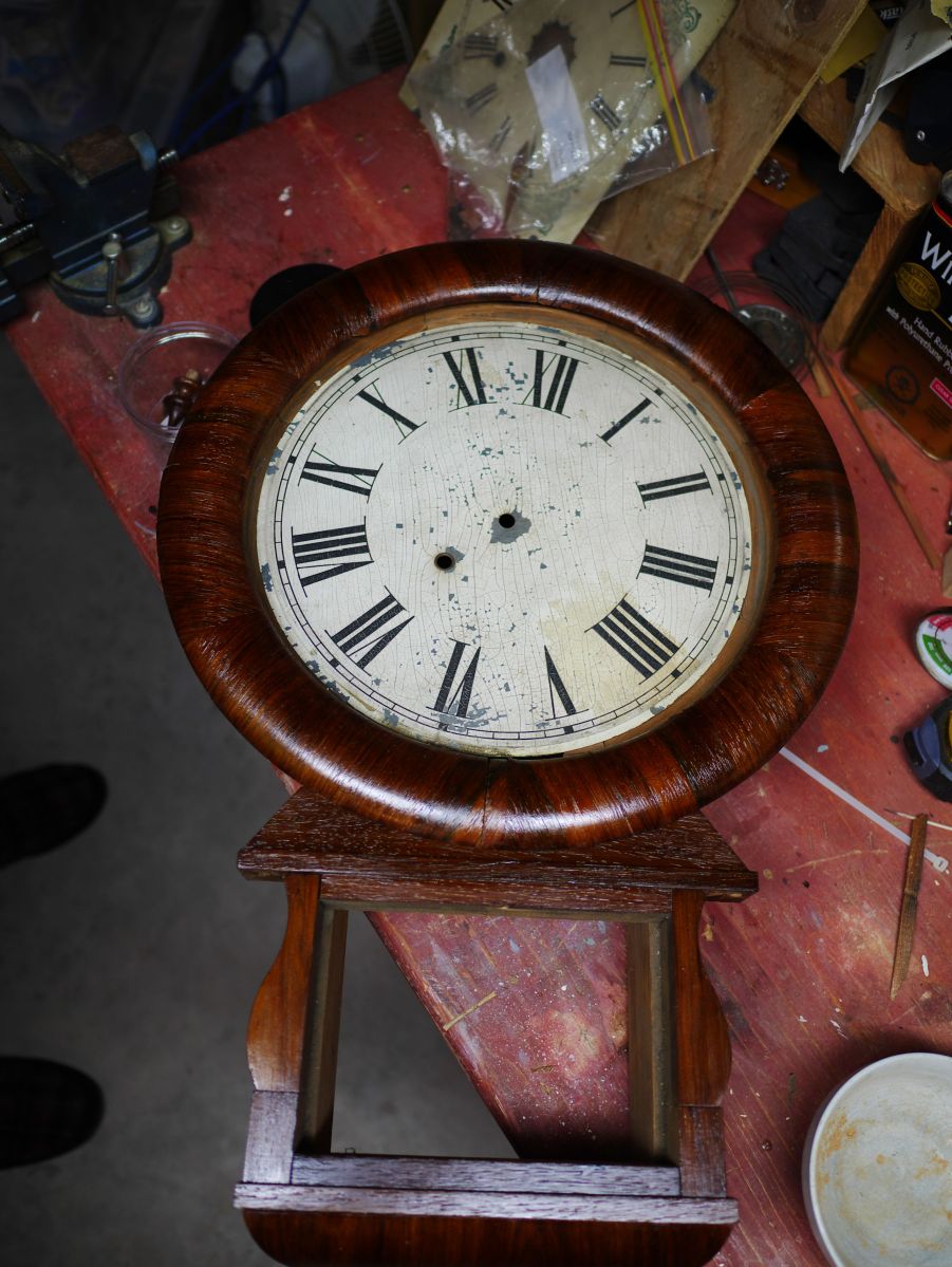 Securing Clock Glass to a wood Bezel with Plaster of Paris: An easy ...