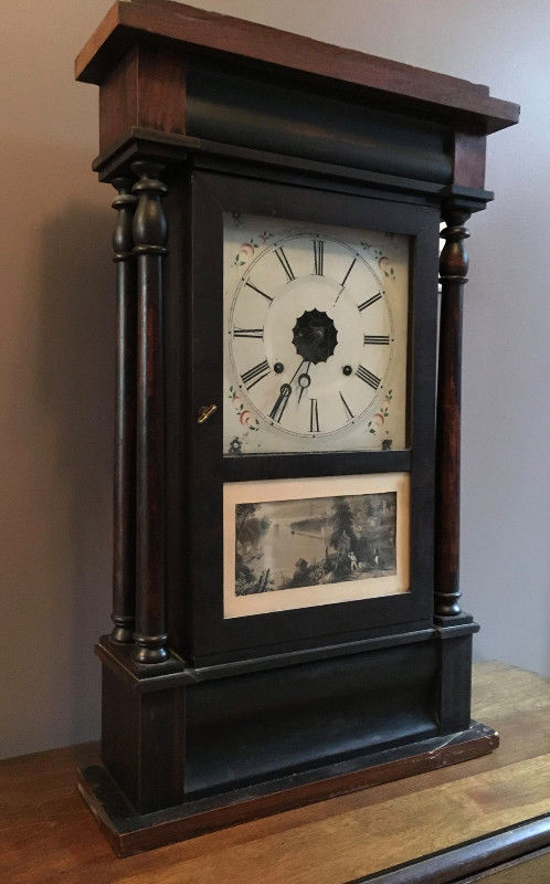 Sperry and Shaw 30 hour 4 column New York Style shelf clock circa 1846 ...