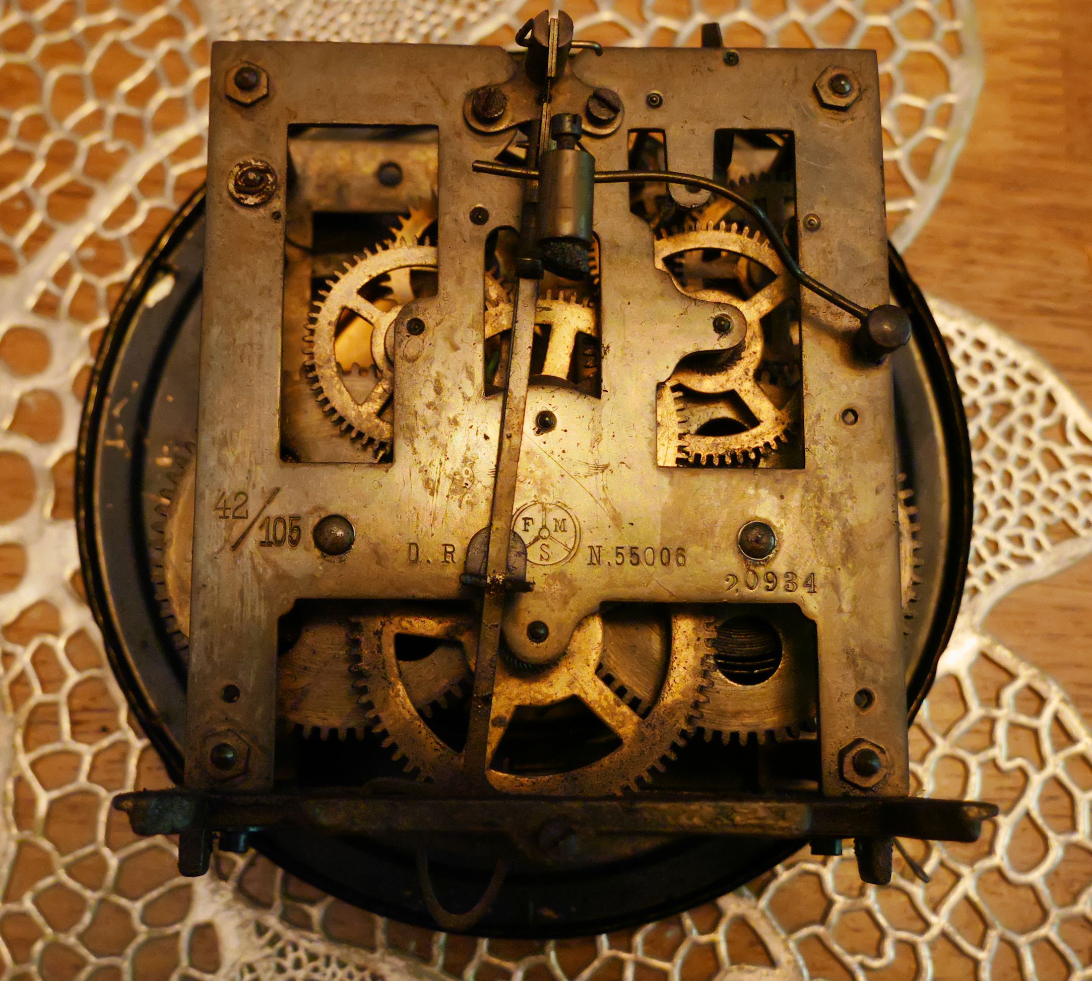 Mauthe (FMS) wall clock restoration – Part II – servicing the movement ...