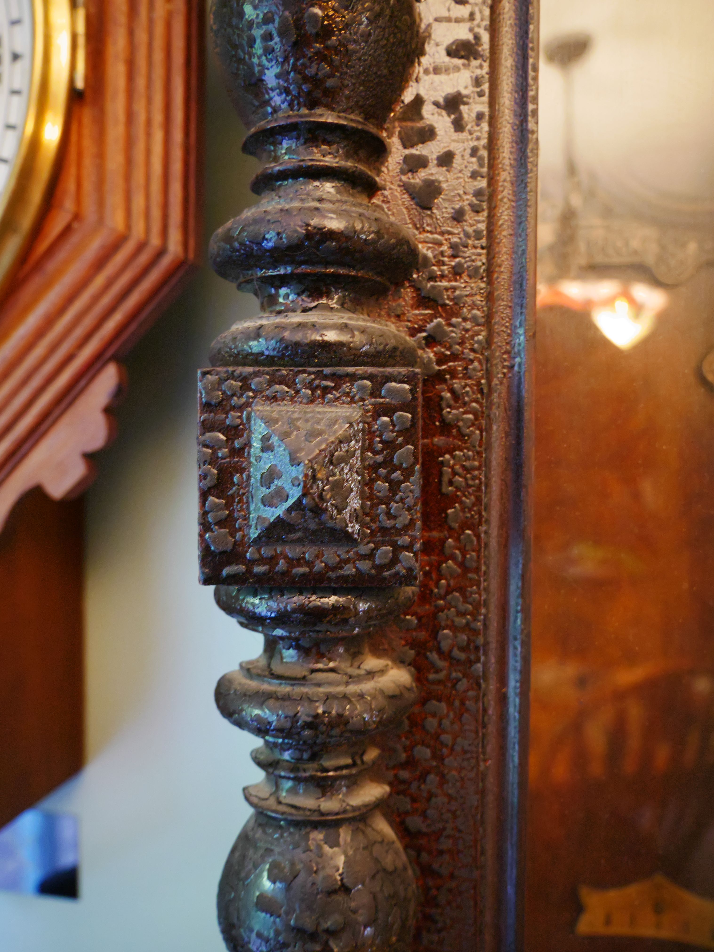 Turn of the century Mauthe (FMS) wall clock with Adler gong – Antique ...