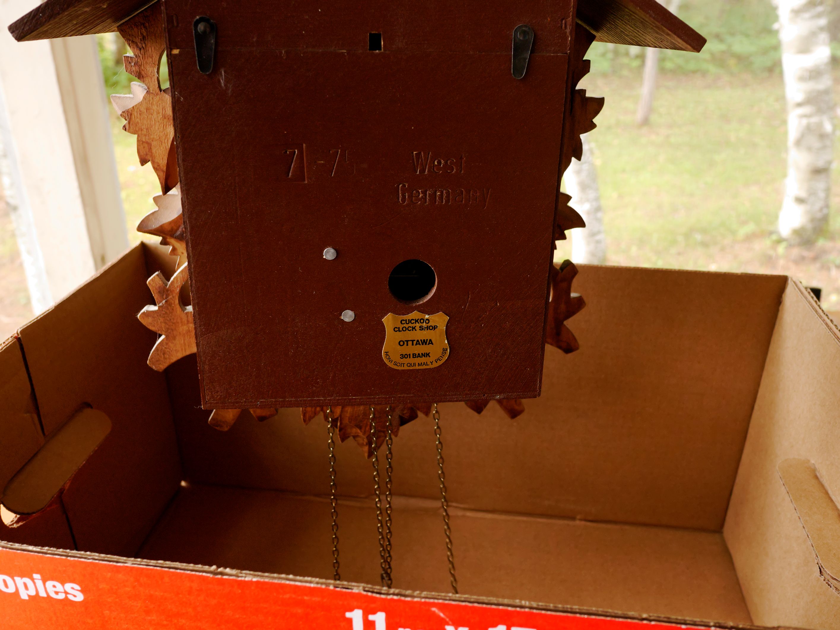 The first cuckoo clock in my collection – thank you Uncle Dave ...