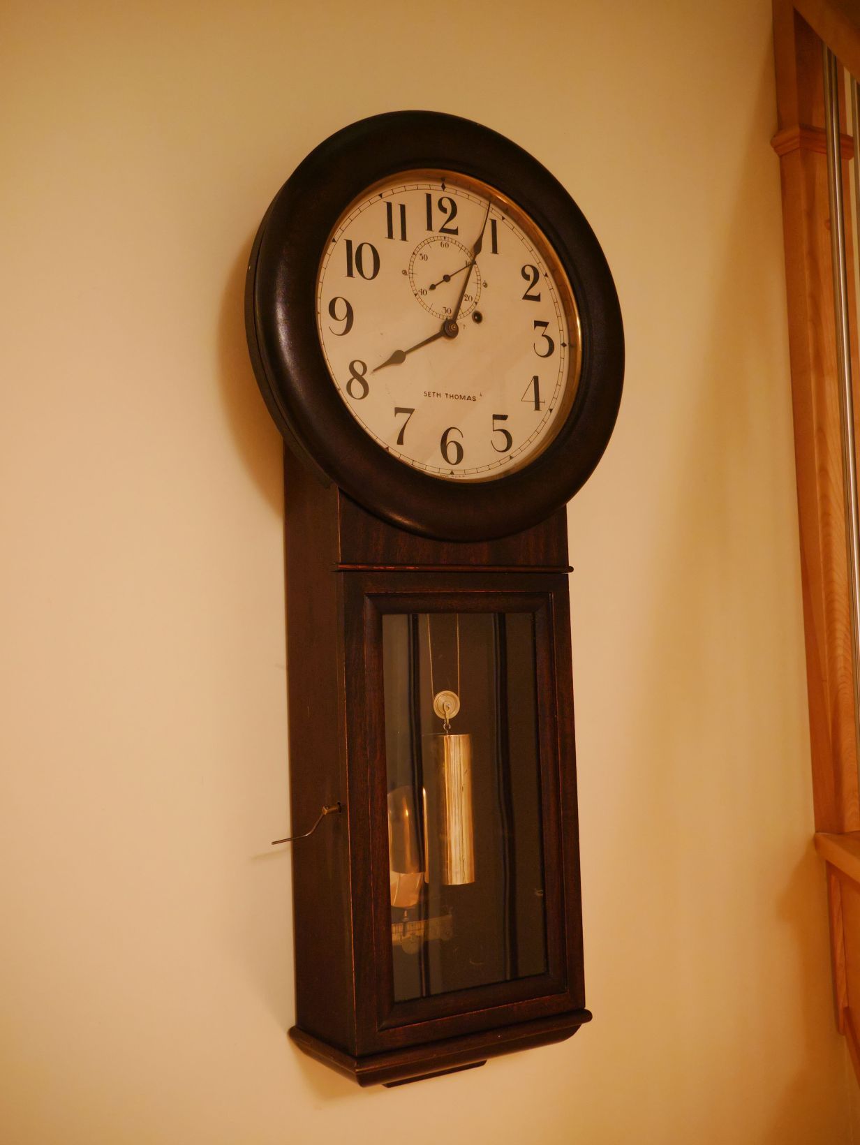 Seth Thomas Regulator #2 wall clock – Antique and Vintage Mechanical Clocks