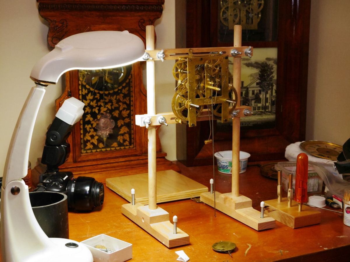 Gene’s Movement Test Stand extension for clock movements – Antique and ...