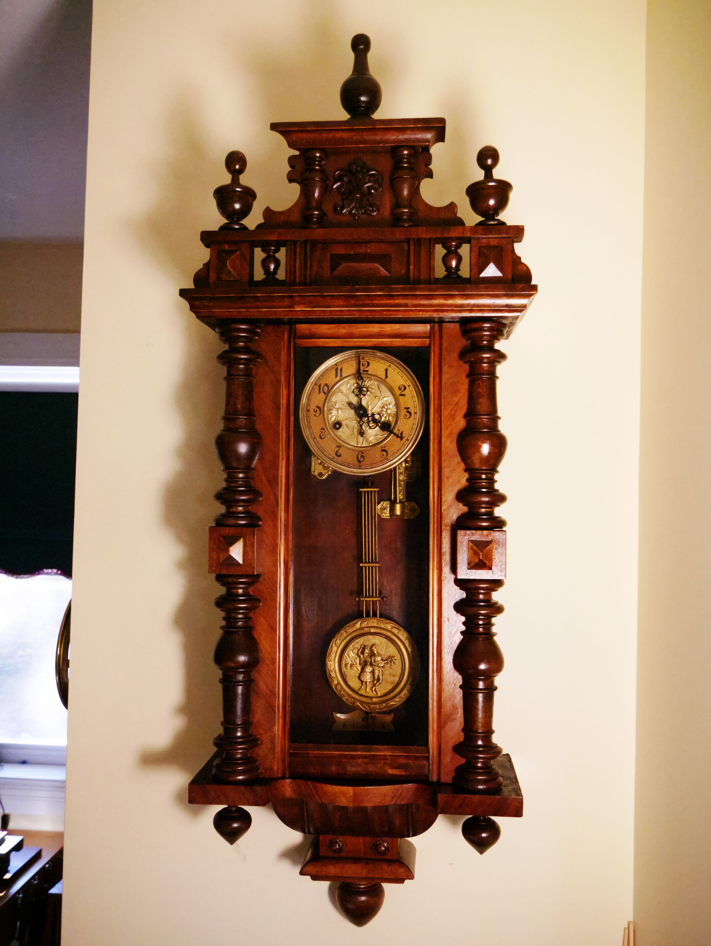 Mauthe (FMS) wall clock restoration – Part III – the case – Antique and ...