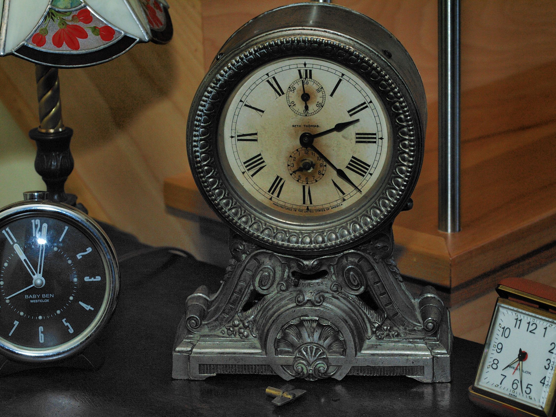 Seth Thomas Alarm Clock – big and ugly but I like it – Antique and ...