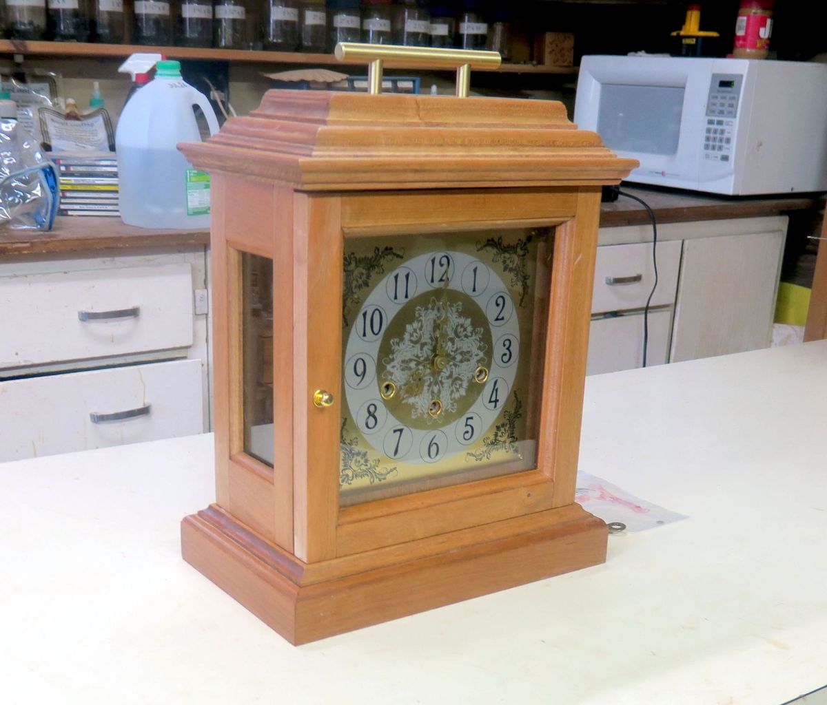My Schatz W3 movement finally has a brand new custom built clock case ...