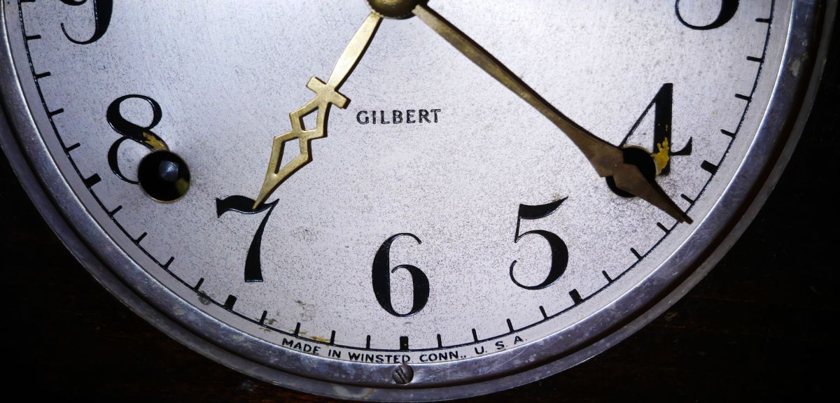 Gilbert tambour clock with Normandy Chime – movement servicing ...