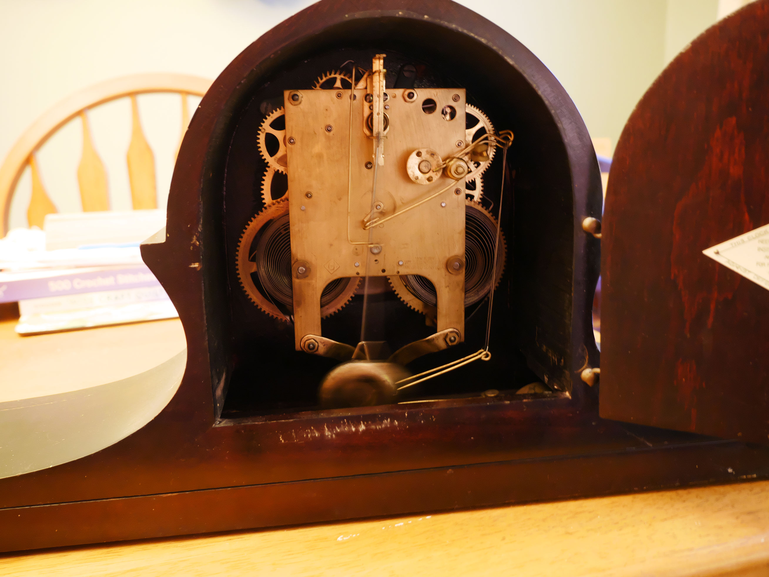 Gilbert tambour clock with Normandy Chime – movement servicing ...