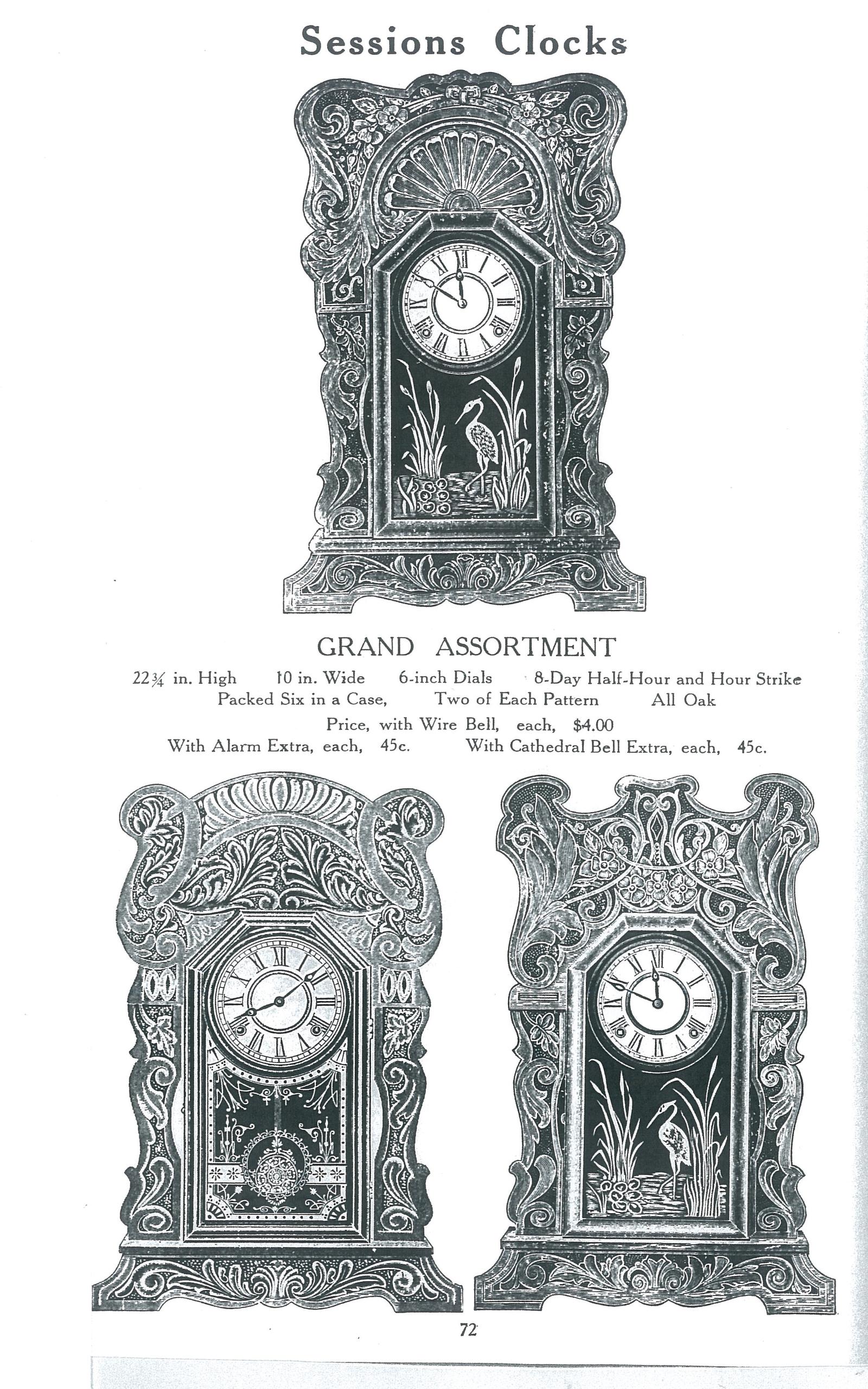 Sessions Grand Assortment #3 gingerbread clock – Antique and Vintage ...