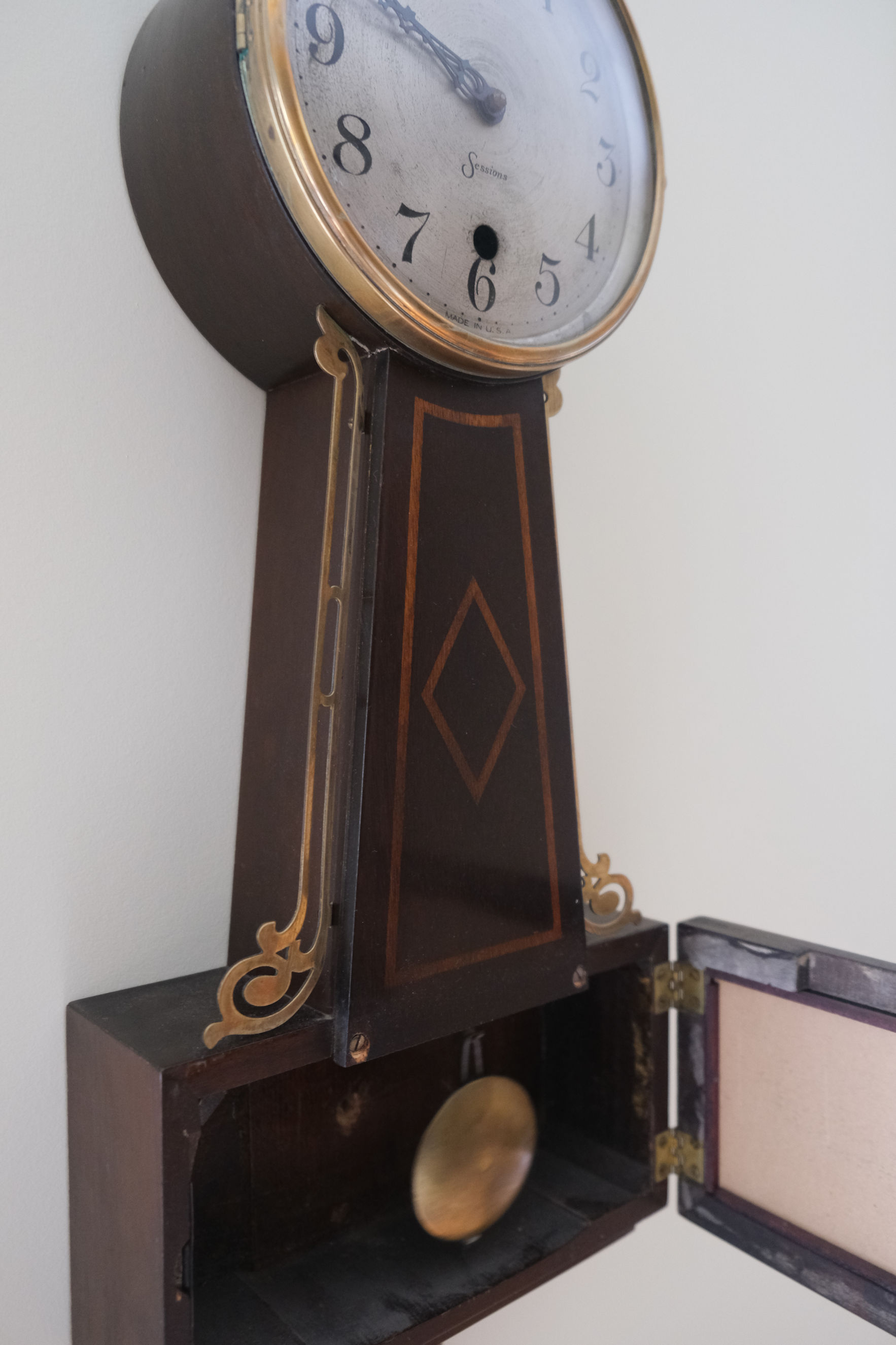 Sessions Lexington Banjo Clock: 1928 – Antique and Vintage Mechanical ...