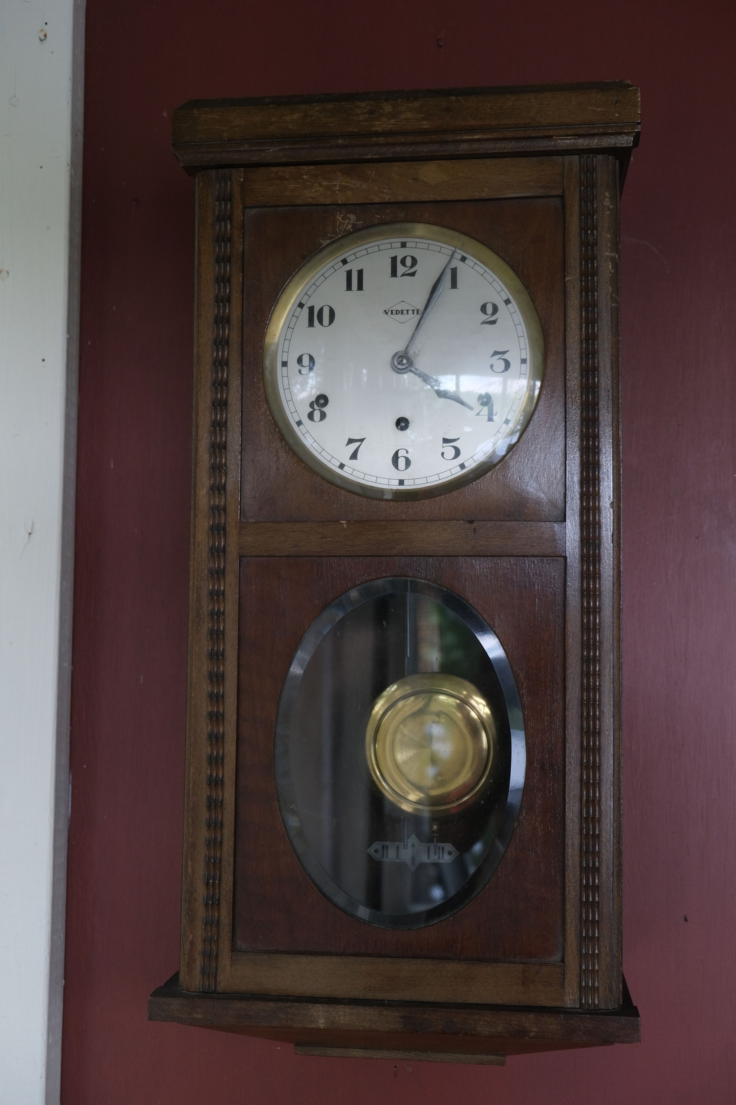 Vedette box clock – the plainest Vedette I have ever seen – Antique and ...
