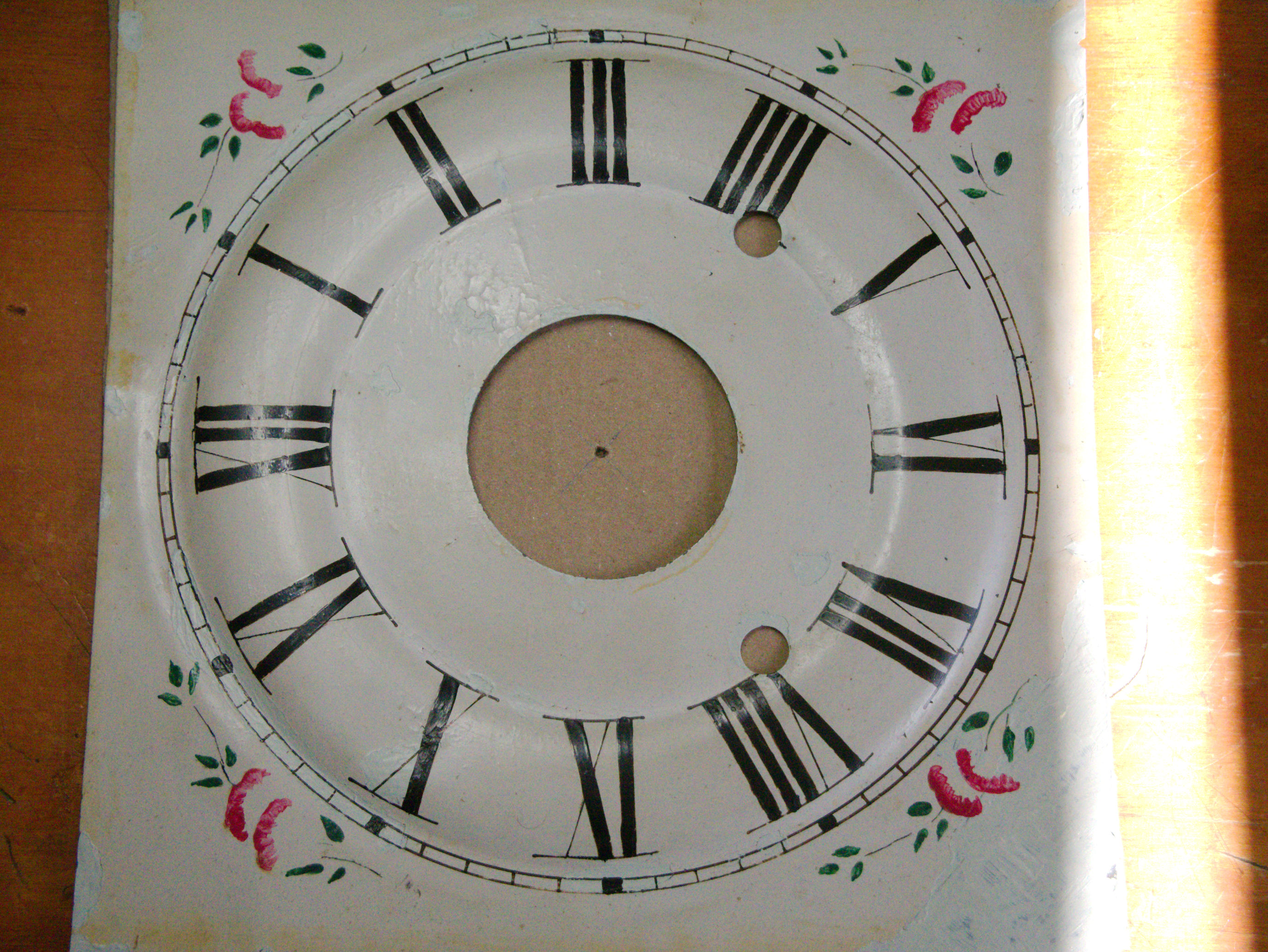 Inpainting a Seth Thomas clock dial – Part II – Antique and Vintage ...