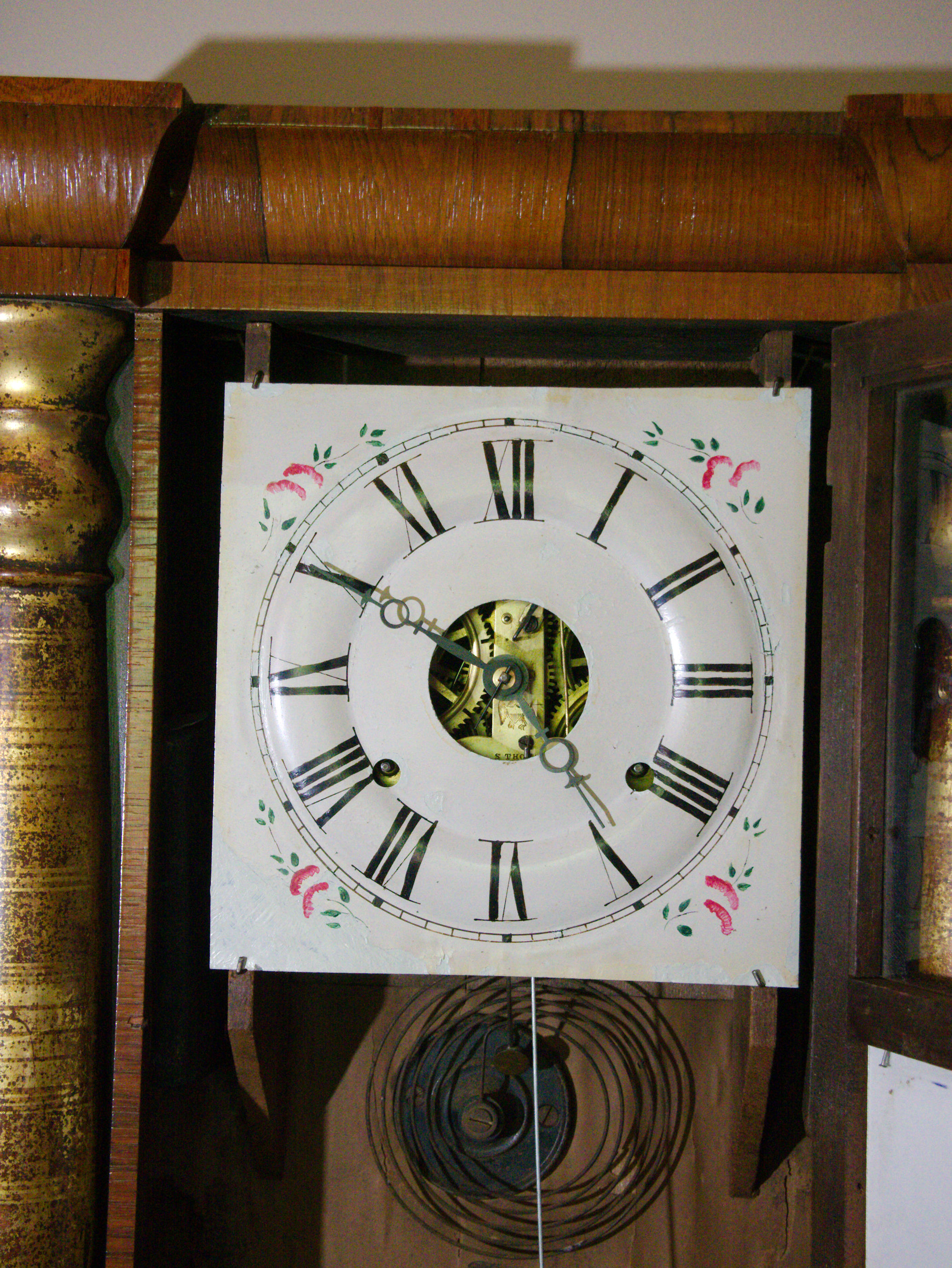 Inpainting a Seth Thomas clock dial – Part II – Antique and Vintage ...