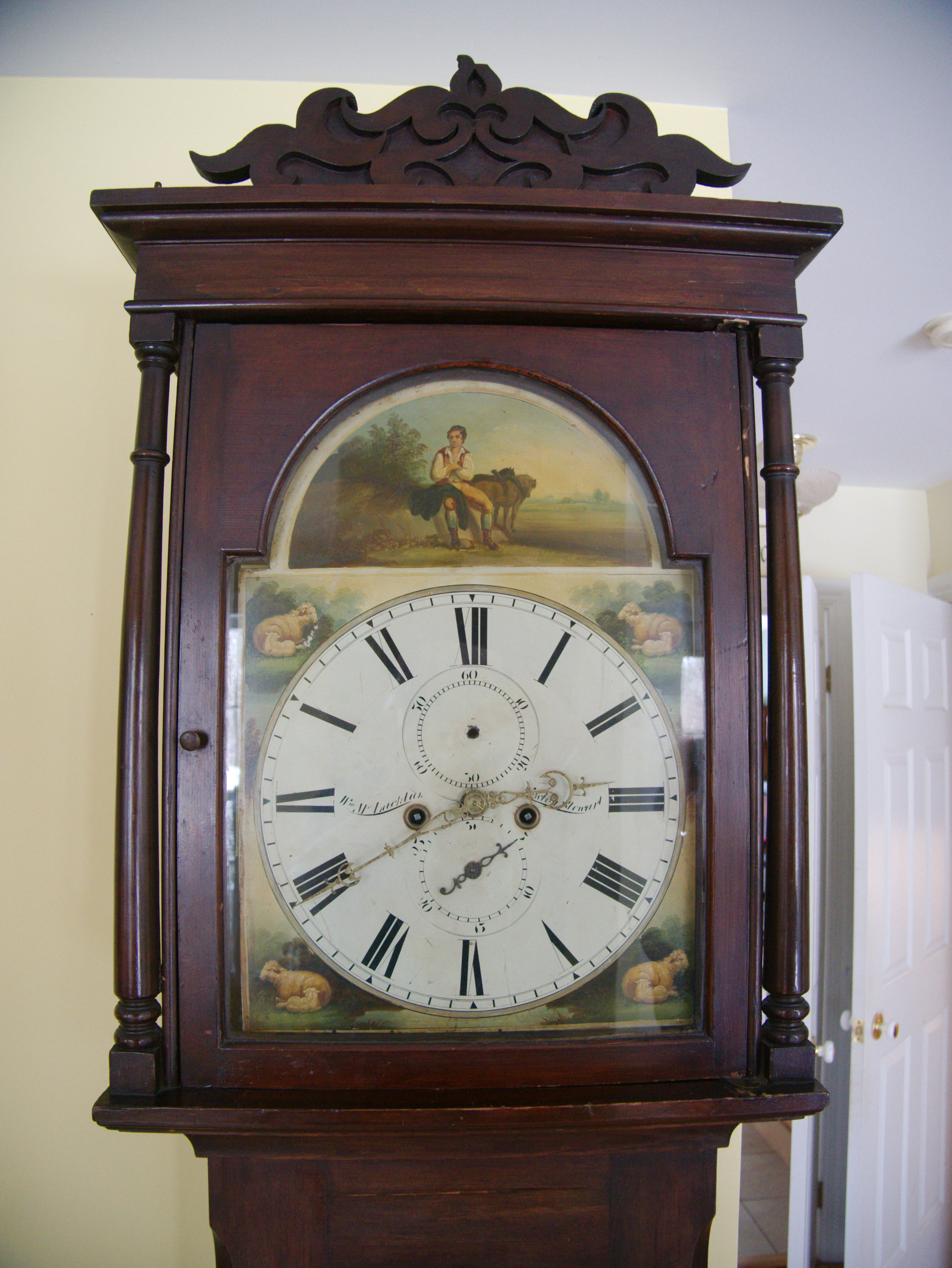 Restoring an 1850s Scottish tall clock case – Part I – Antique and ...