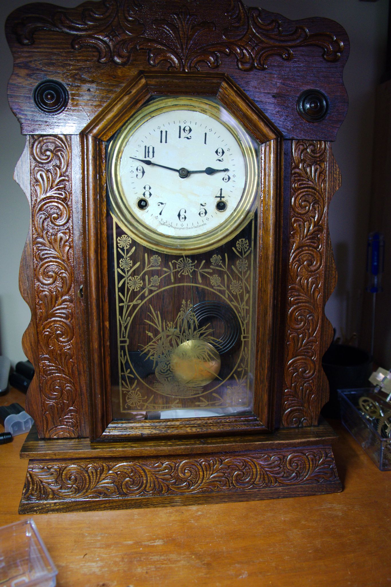 My collection of Arthur Pequegnat clocks – Antique and Vintage ...