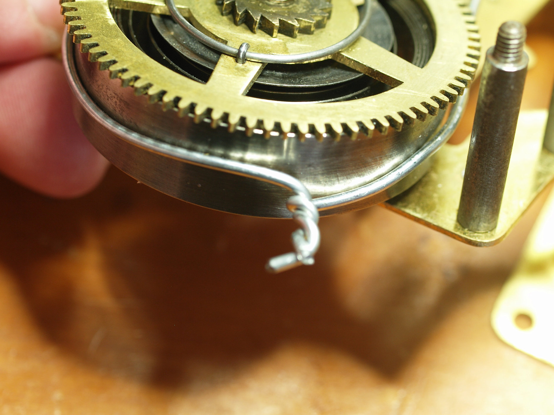 What is this clock thing for? #5 – the mainspring clamp – Antique and ...