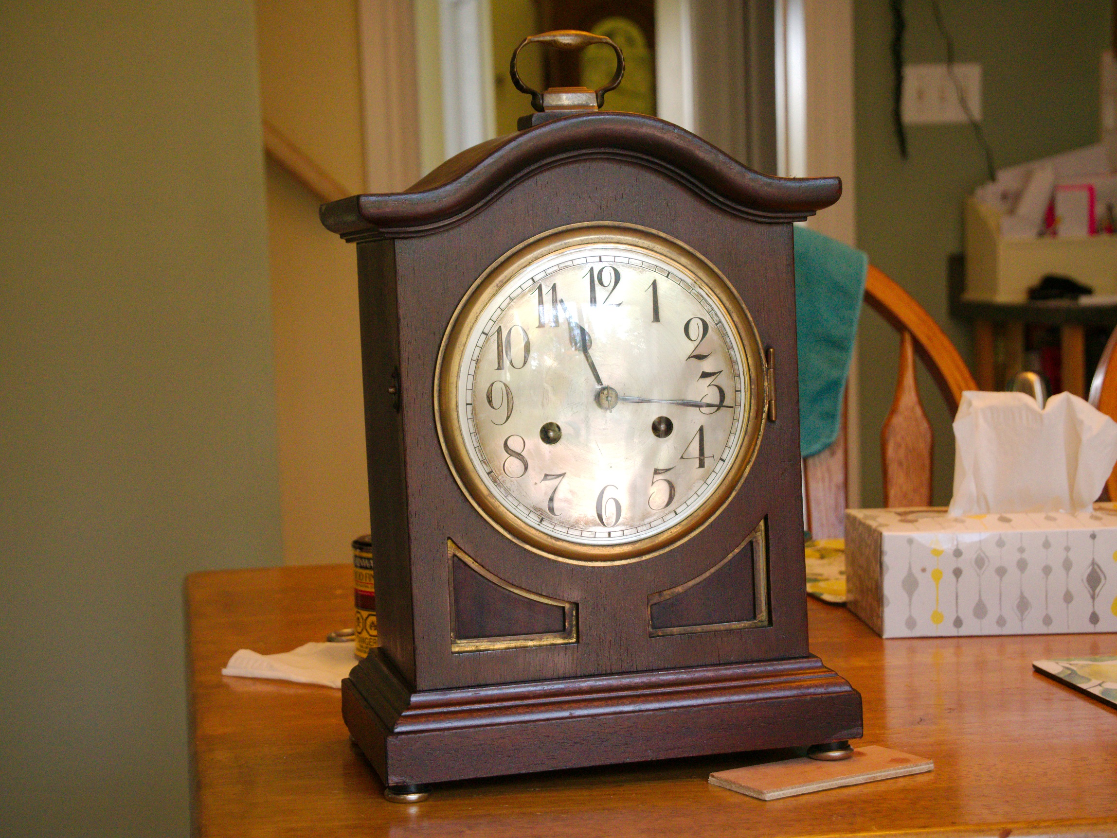 Junghans bracket clock – servicing the movement – Antique and Vintage ...