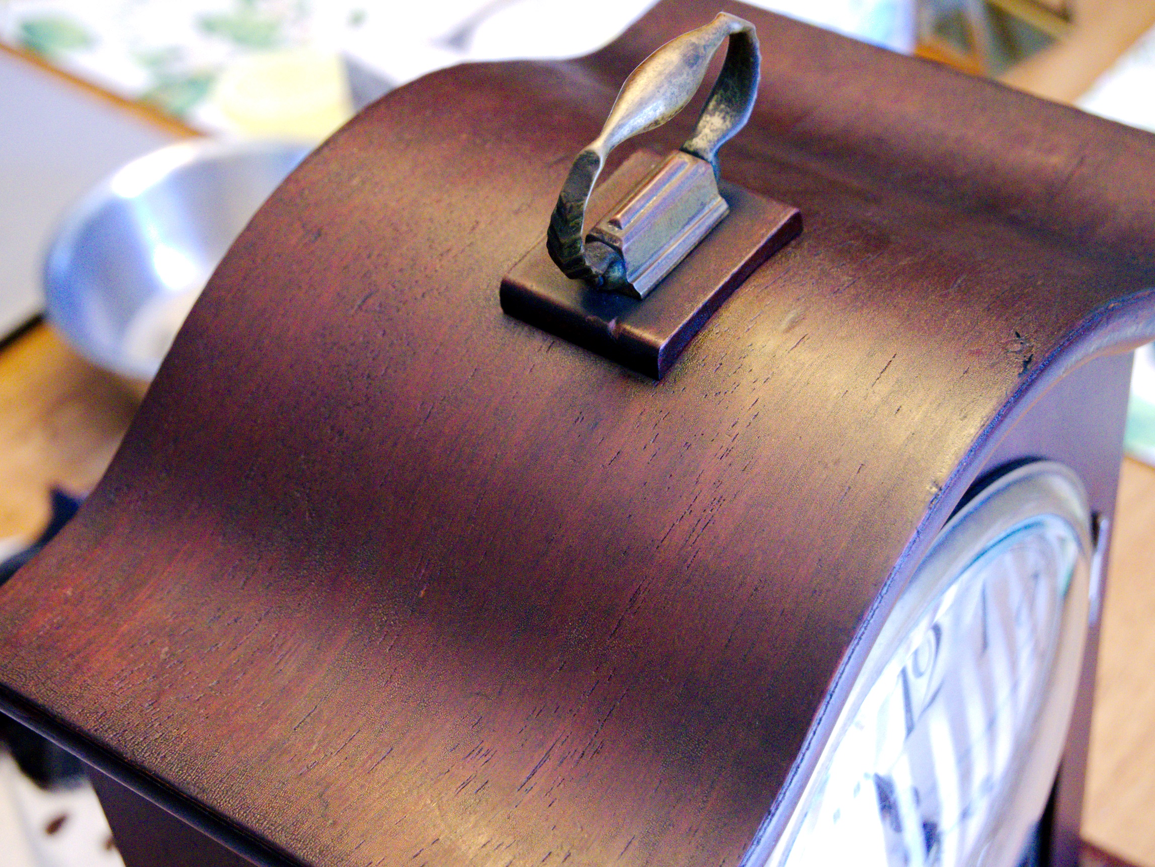 Junghans bracket clock – cleaning a silvered dial and brass accents ...