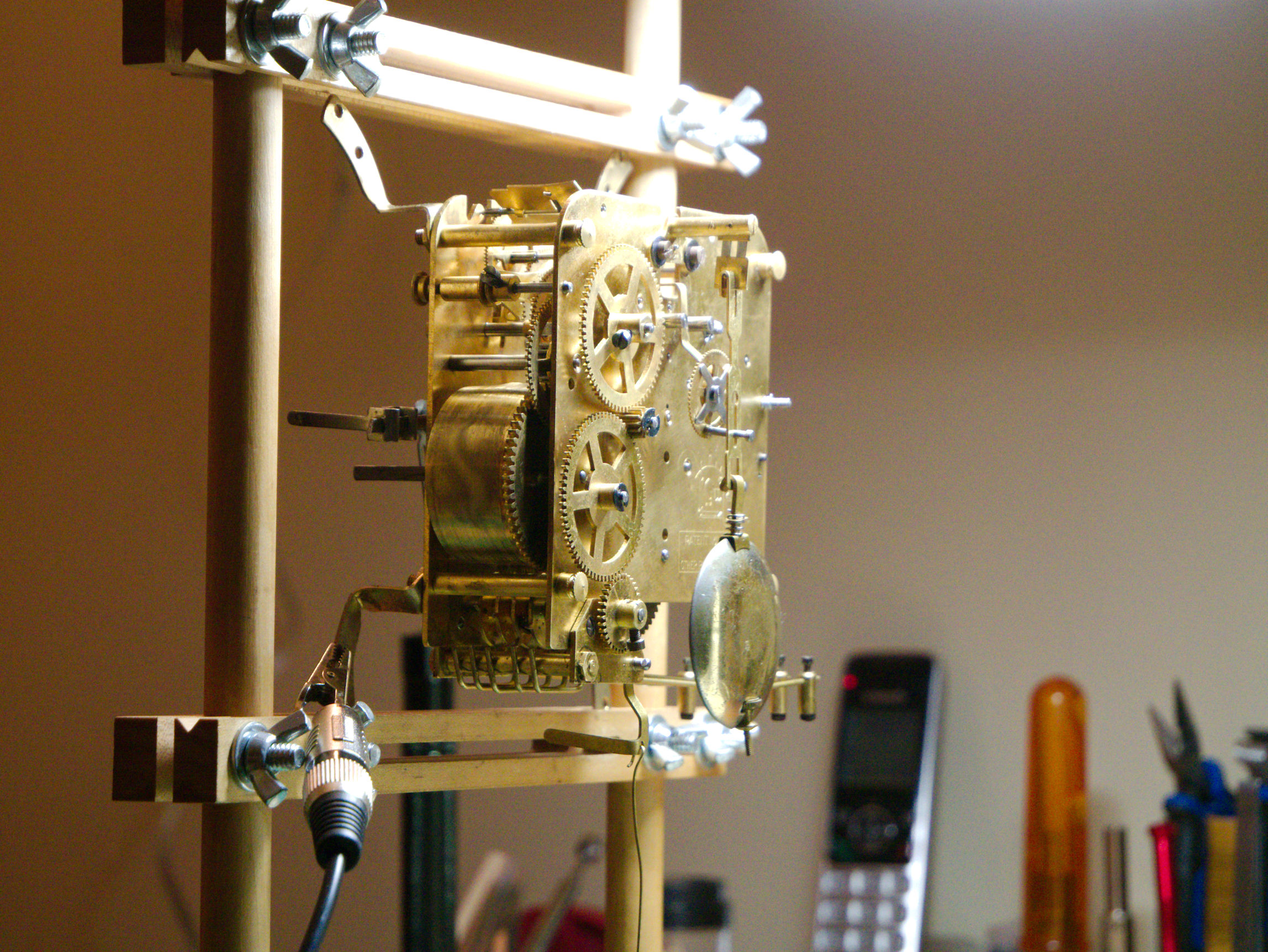 Fleet Time mantel clock with Gufa movement – servicing the movement ...