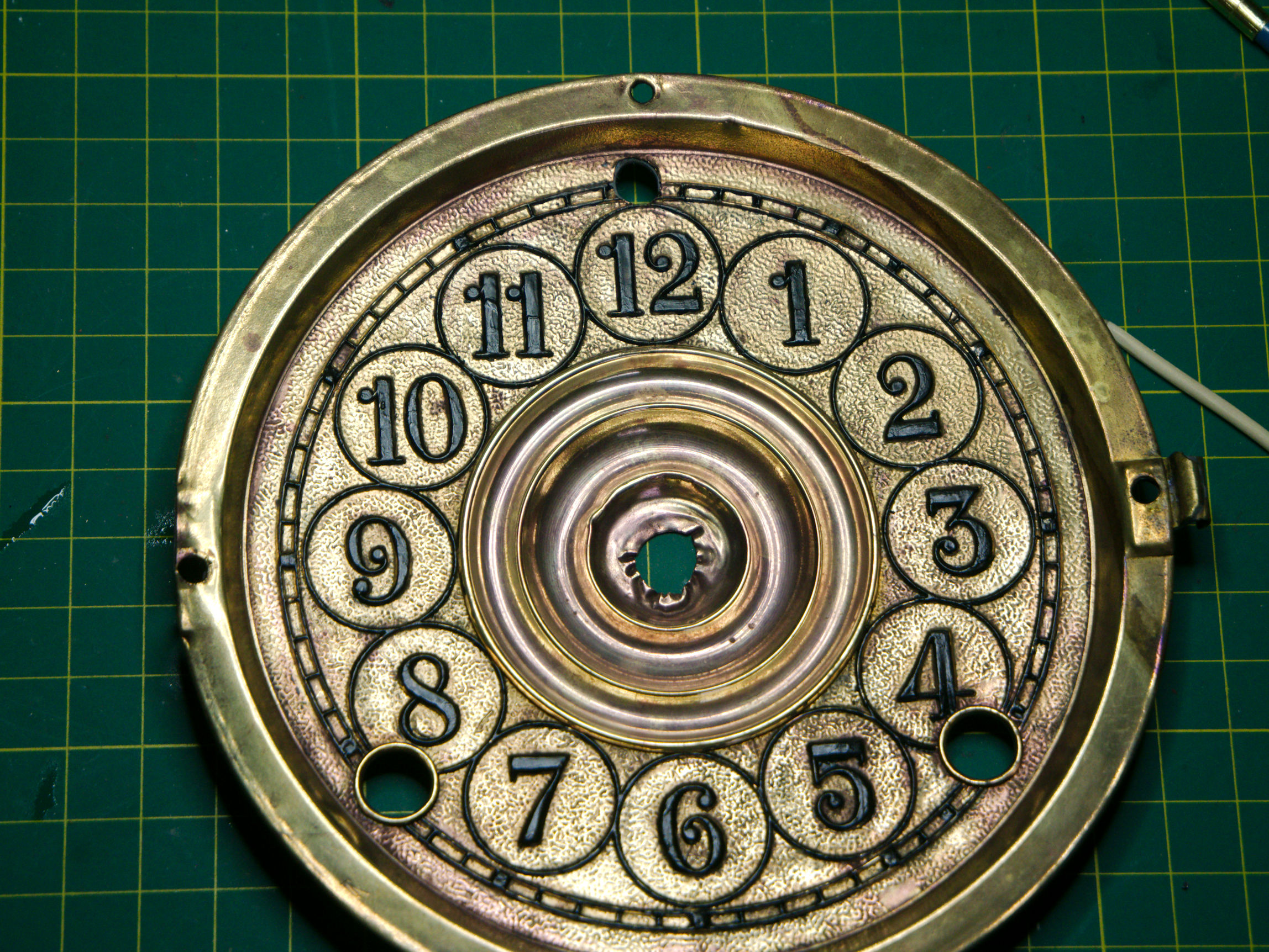 Using a paint roller to revive a clock dial – Antique and Vintage ...