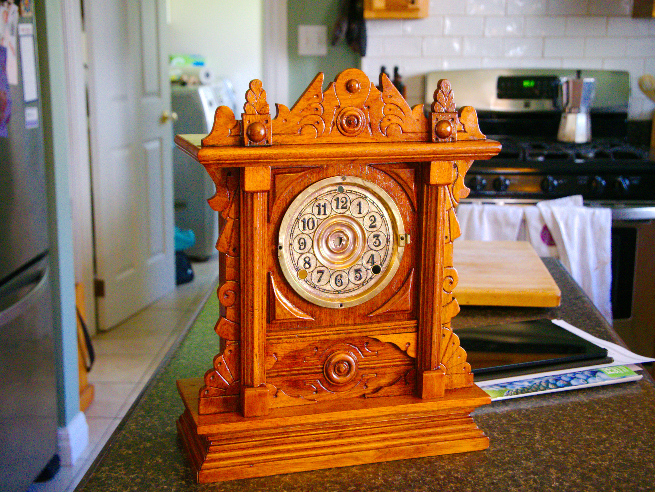 Waterbury Wren shelf clock – case refresh – Antique and Vintage ...