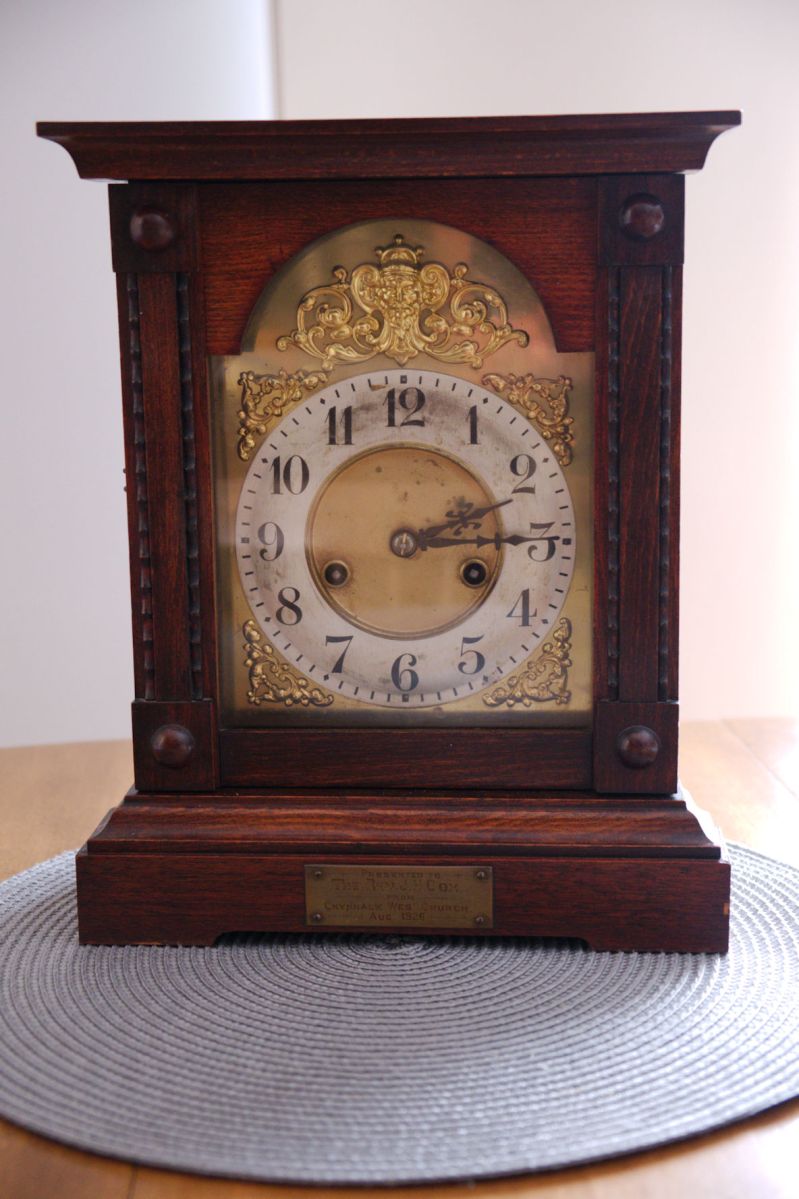Dating a Hamburg Amerikanische Uhrenfabrik (HAU) shelf clock – Antique ...