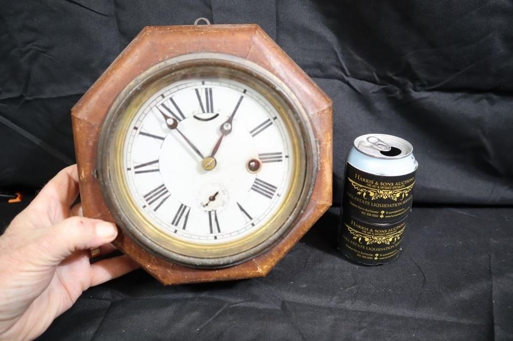 E. N. Welch marine style 30 hour wall clock – Antique and Vintage ...