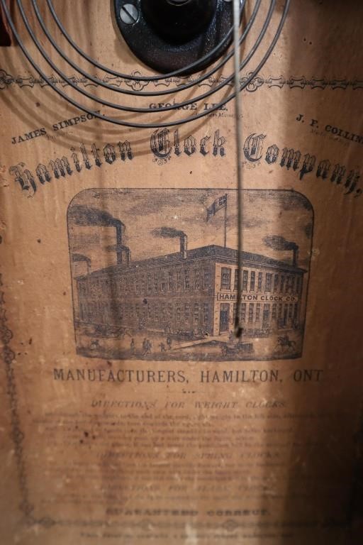 Hamilton Clock Company 30-hour ogee clock – first look – Antique and ...