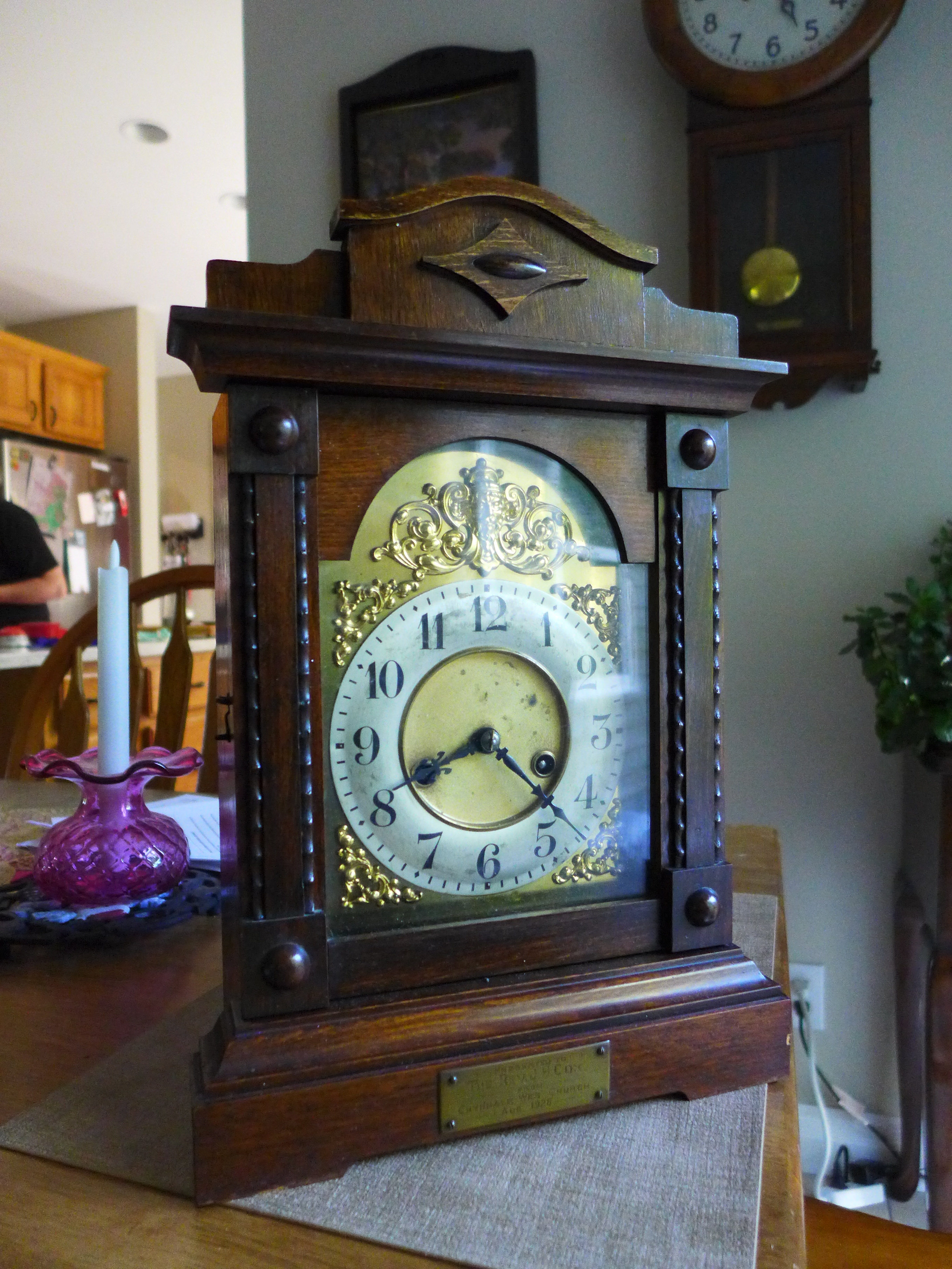 HAC mantel clock – it came without a crown – FIXED – Antique and ...