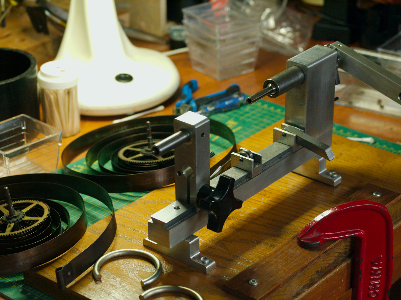 Sessions Mission style wall clock – past shoddy repairs make servicing ...