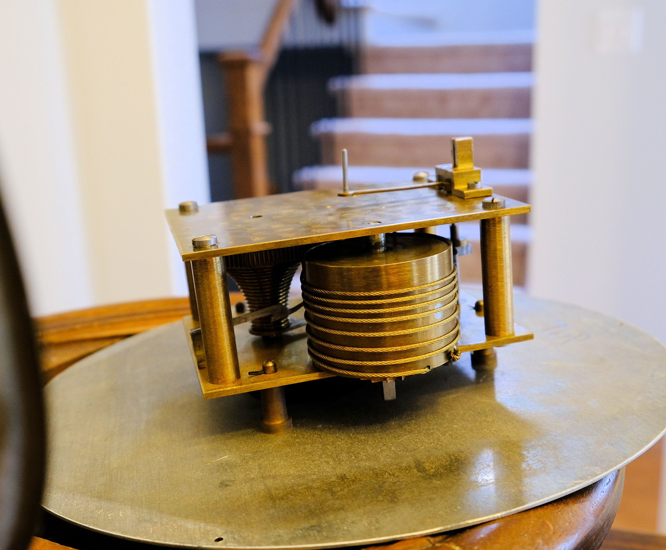 Fusee gallery clock – finally on the wall but who made it? – Antique ...