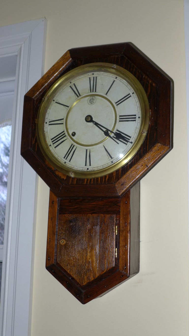 A very special Waterbury wall clock – my grandfather’s kitchen clock (a ...