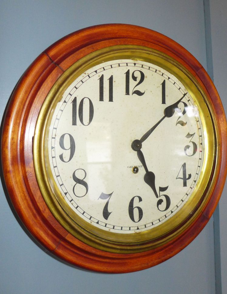 A Gilbert Clock joins two other gallery clocks in my collection ...