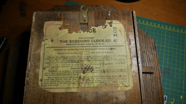 Time to service a Classic Sessions Schoolhouse Clock – initial ...