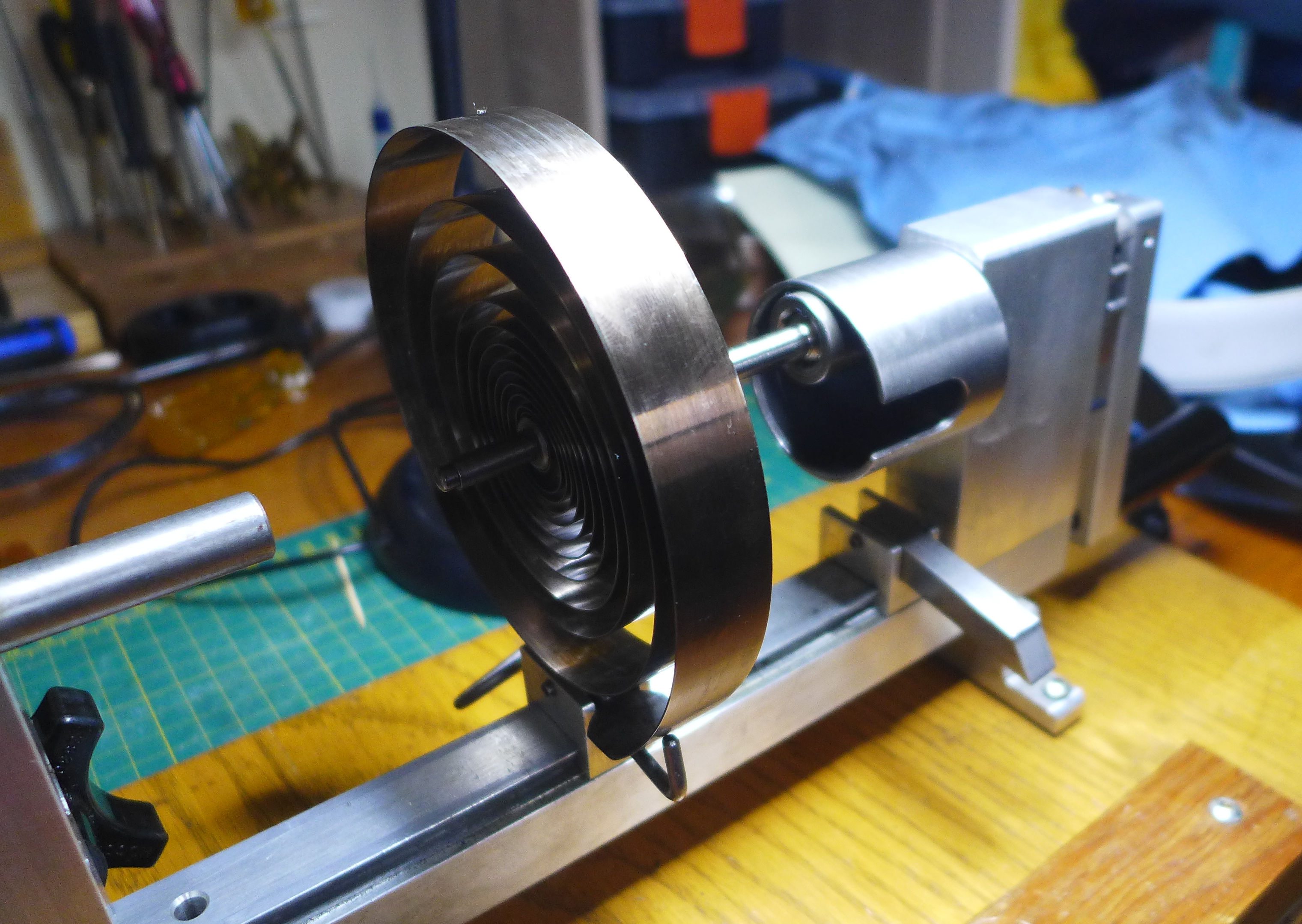 Junghans round-top mantel clock – servicing the mainsprings – Antique ...