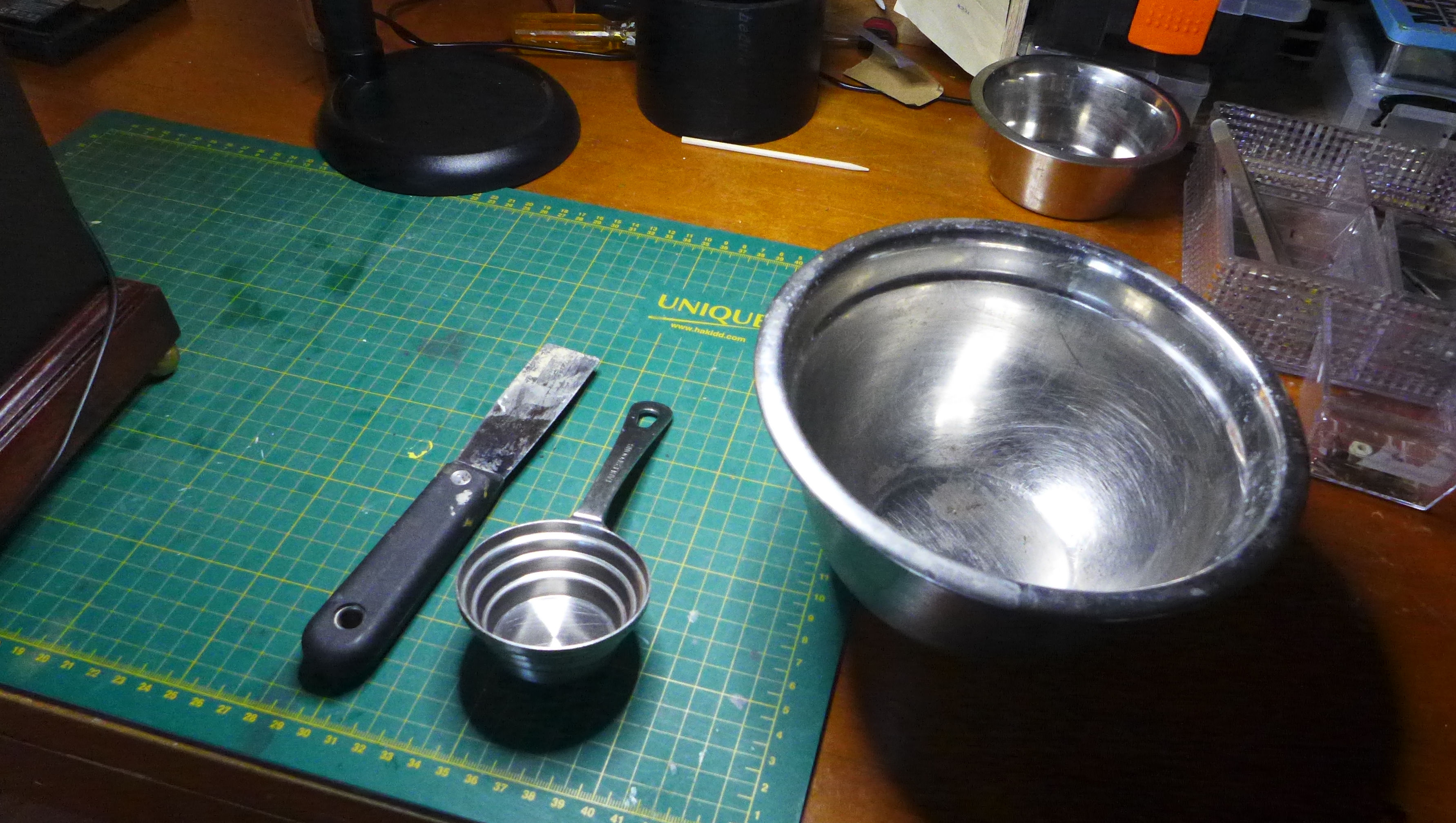 Securing Clock Glass to a wood Bezel with Plaster of Paris: An easy ...