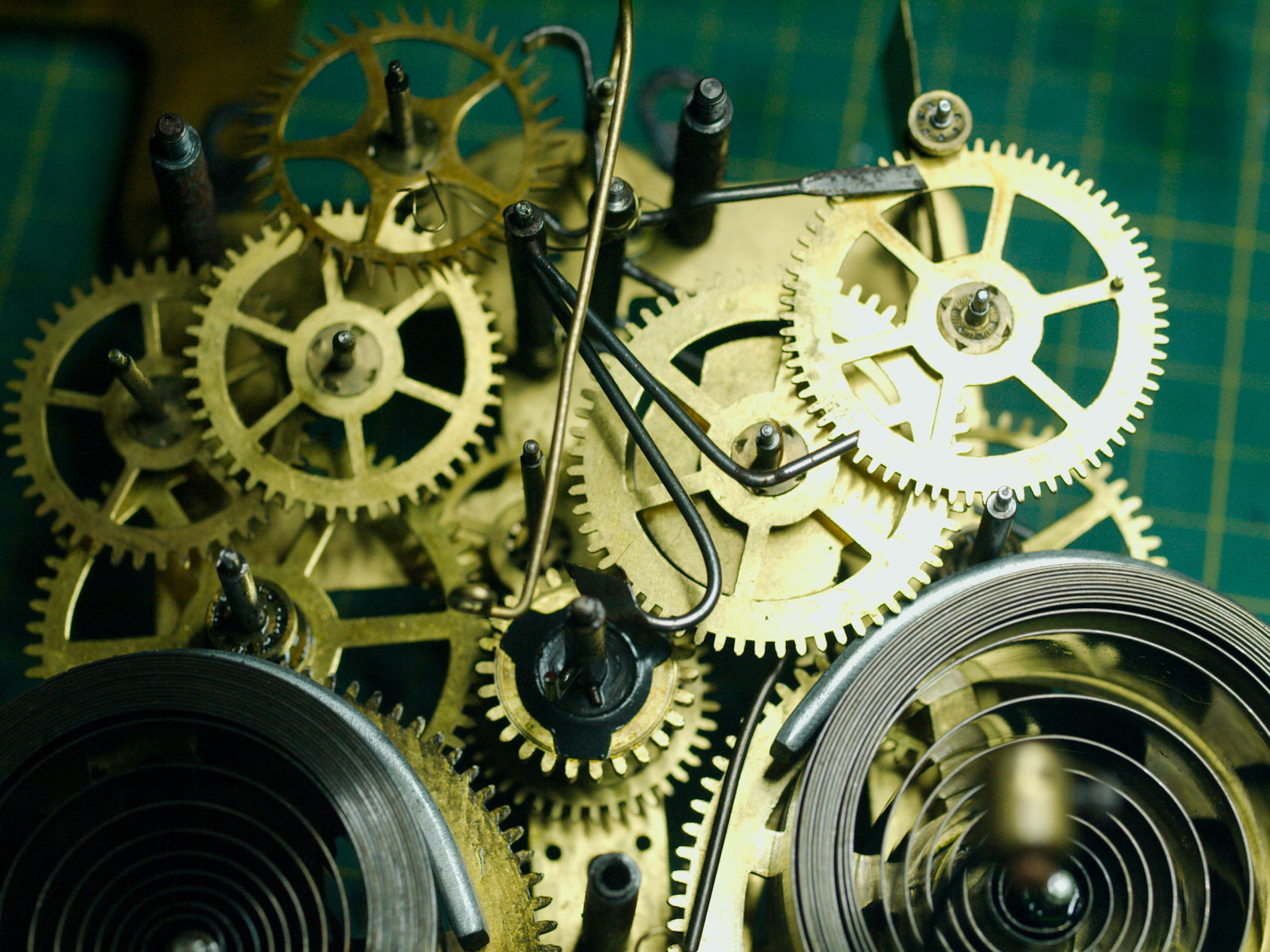 On My Workbench | Type 89 Movement by Seth Thomas and a Strike Side ...